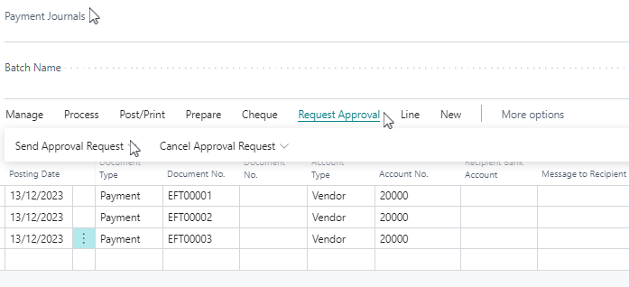 Review and approve payments